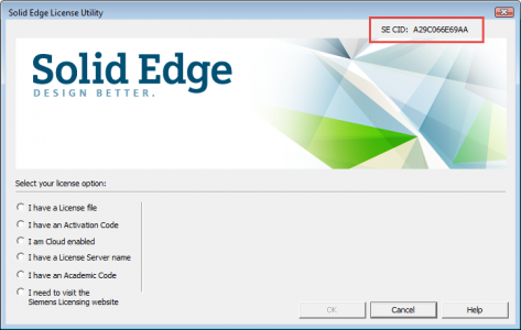 Node-locked licenses for new Solid Edge OEM computers - CAD-helpdesk.de