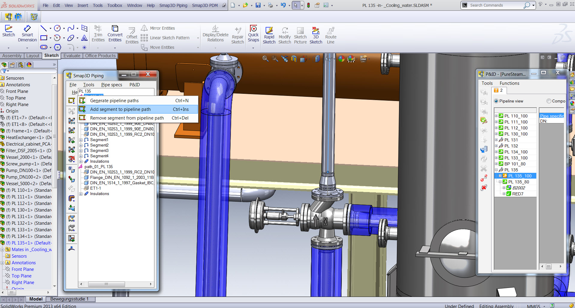 Inserting a reducer - CAD-helpdesk.de